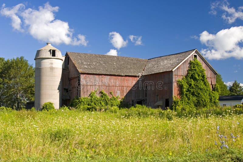 Old Wooden Barn stock image. Image of homestead, building - 8790497