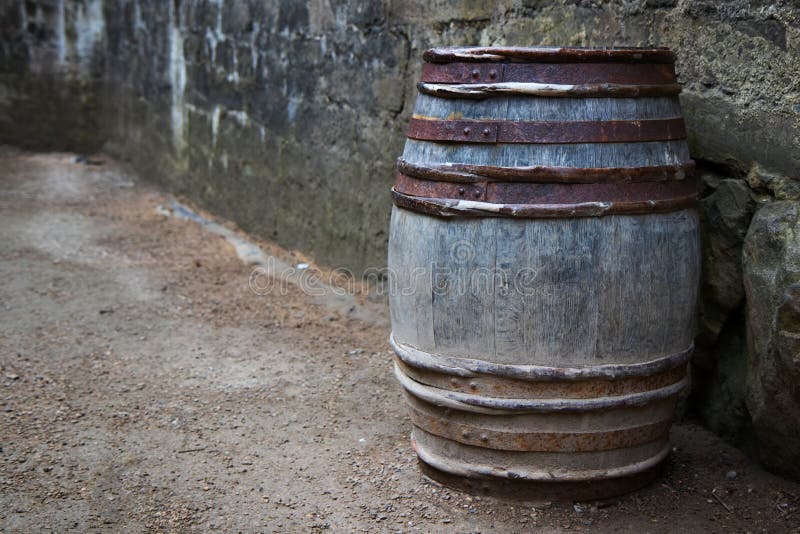 Old wooden barrel stock photo. Image of cask, distillery - 92812132