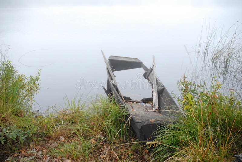 Old wooden boat stock image. Image of water, failure - 46132303