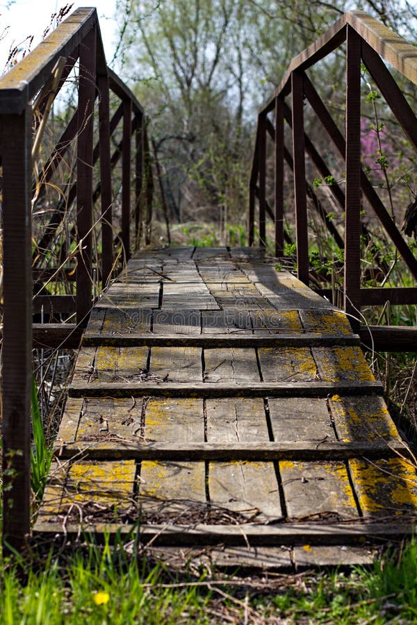 Old Wooden Bridge. Old Wooden Bridge Stock Photo - Image of beautiful ...