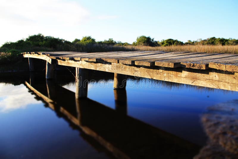 Old Wooden Bridge stock image. Image of serenity, change - 22786091