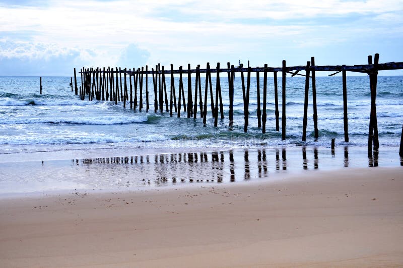 Old wooden bridge stock image. Image of gloomy, dutch - 26918281