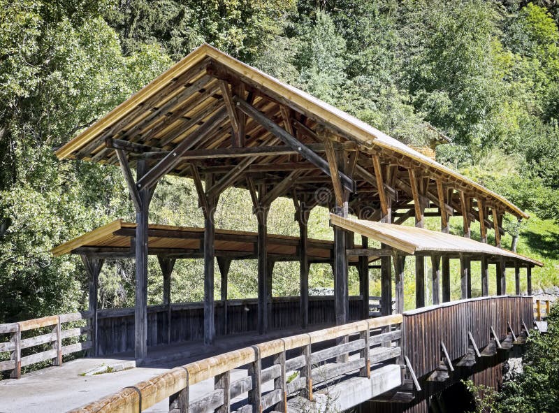 Old wooden bridge stock image. Image of brown, lens, railing - 35203593