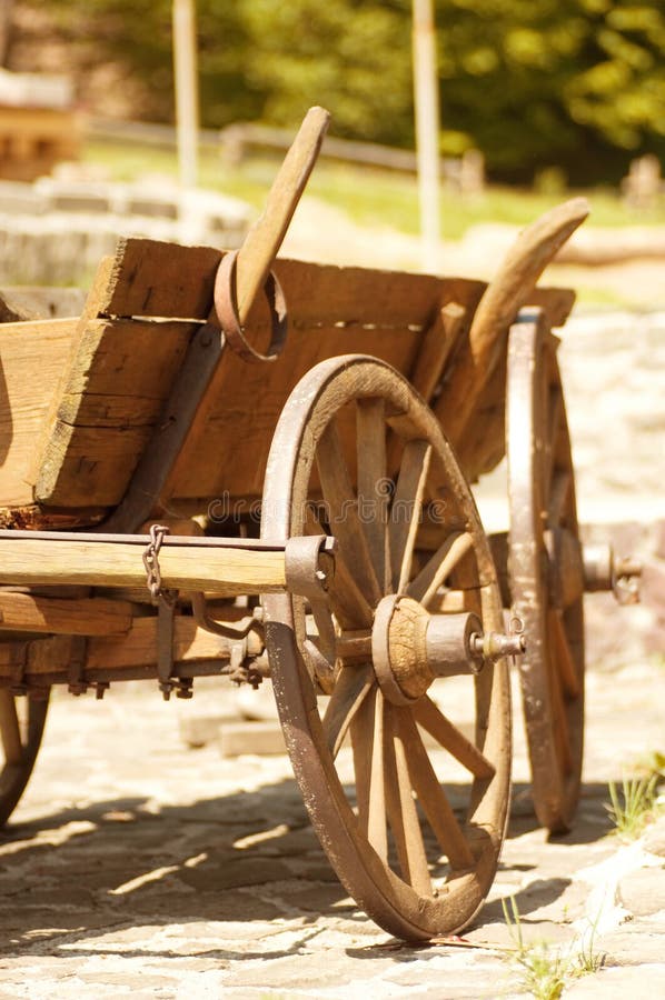 Old wooden cart stock photo. Image of agriculture, seasonal - 31464994