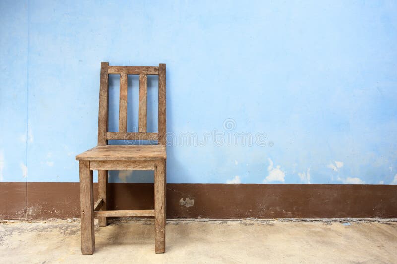 Empty Vintage Old Chair, Dirty Photography Studio Stock Photo - Image ...