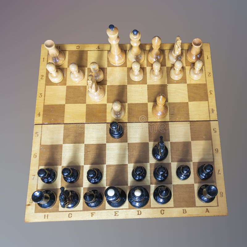 Old wooden chess set stock photo. Image of game, marketing - 215862660