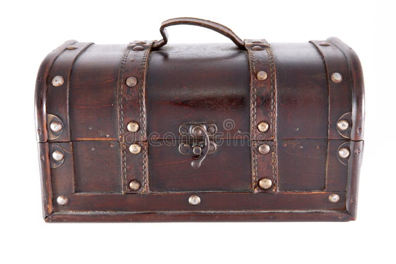 Treasure Chest (Front Side View) Stock Image - Image of jackpot ...