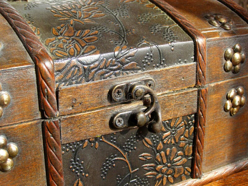 Old wooden chest stock photo. Image of black, contrastive - 24046624