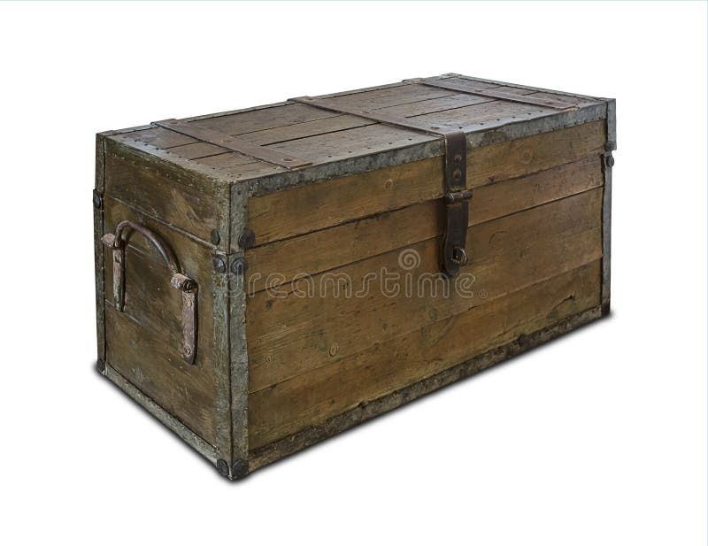 Old wooden chest stock photo. Image of crate, dresser - 157675660