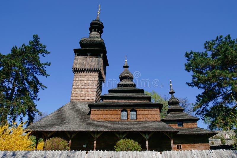 Old wooden church stock image. Image of religious, orthodox - 23473577