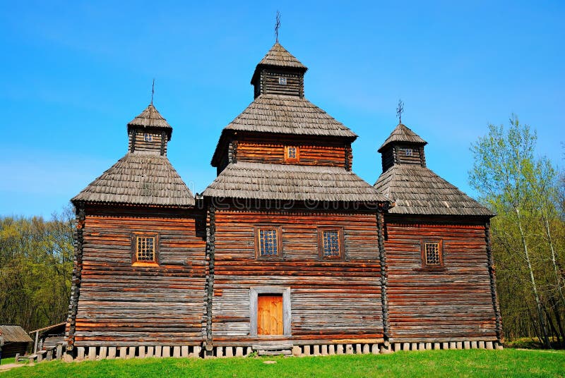 Old wooden church building stock photo. Image of culture - 20563516
