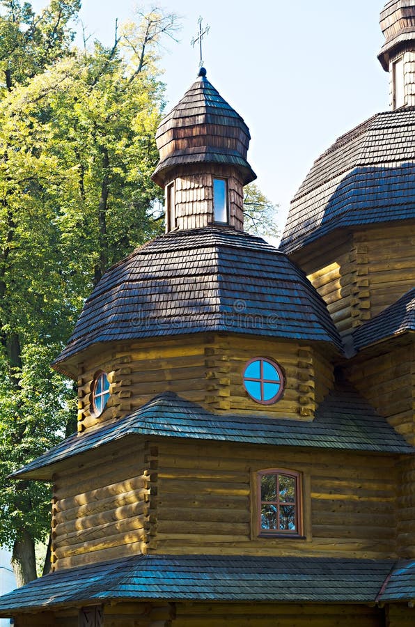 Old wooden church stock photo. Image of historical, architecture - 45822902