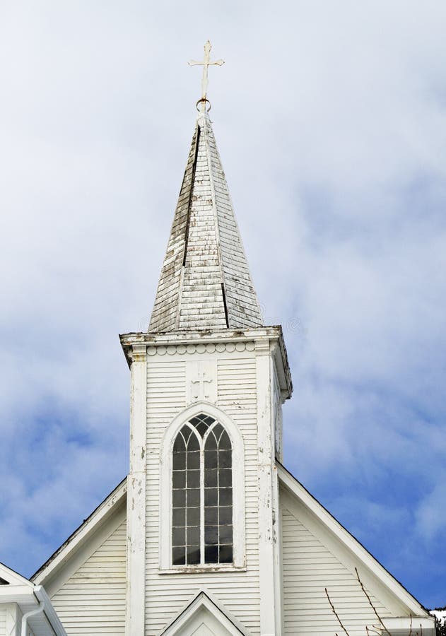 Old wooden church steeple. stock photo. Image of steeple - 26135976