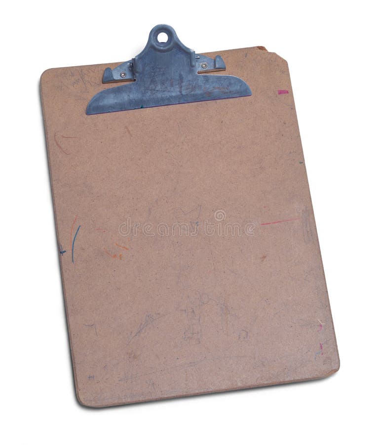 Old Clipboard stock photo. Image of metal, vertical - 101483752