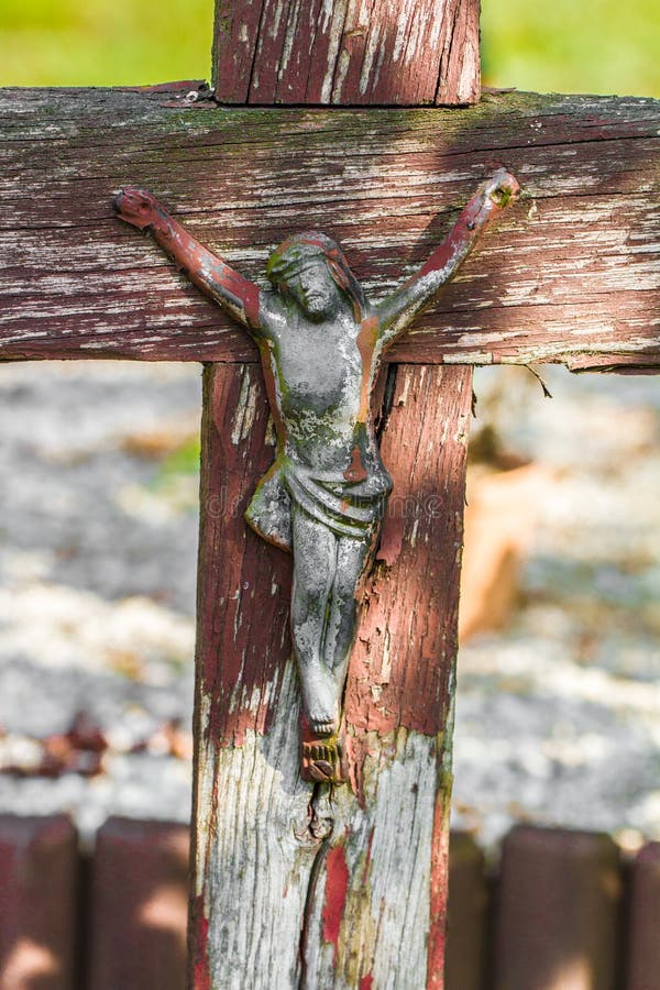Old wooden cross stock photo. Image of wooden, vintage - 70859156