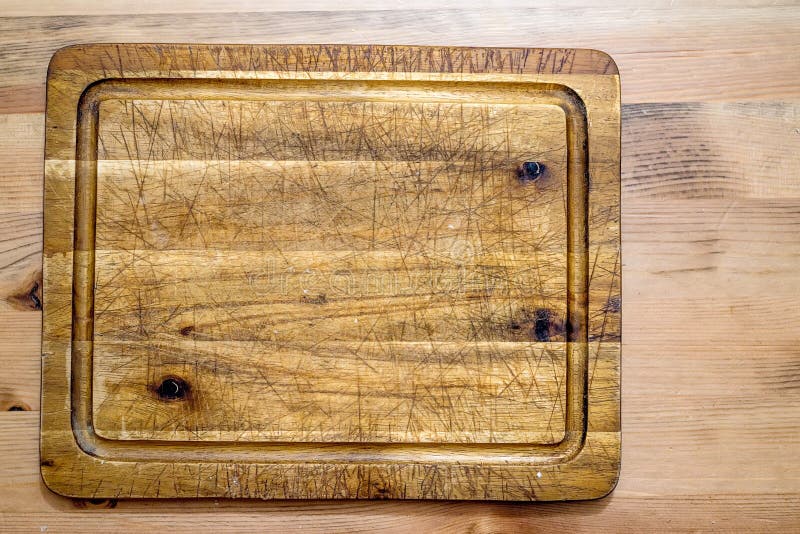 Old wooden cutting board stock photo. Image of retro - 83988522