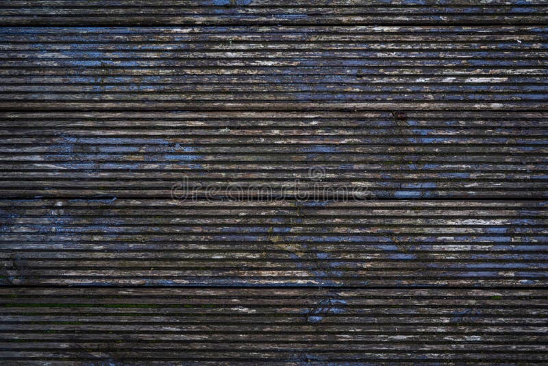Old deck brown and blue stock photo. Image of brown - 209111980