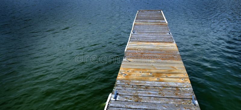 Old Wooden Dock by Water stock image. Image of dock - 315274719