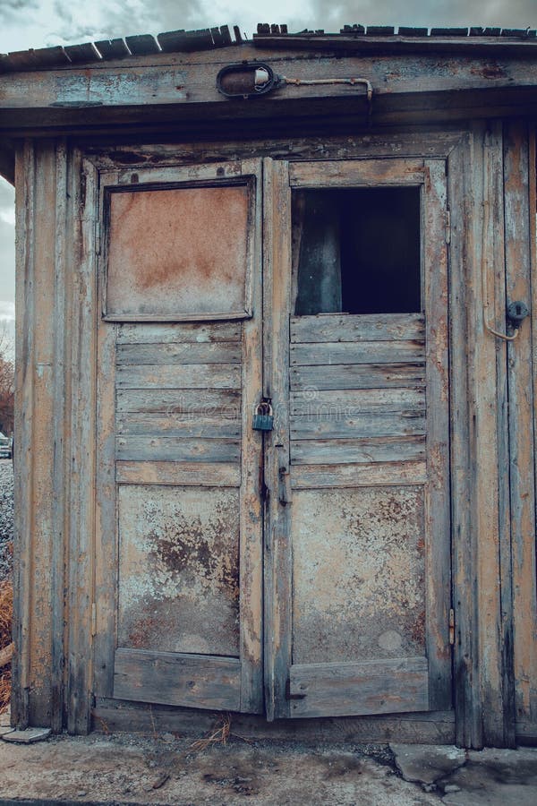 Old Wooden Door Retro Vintage Stock Photo - Image of beautiful, closed ...