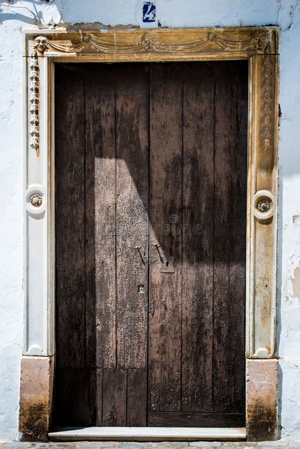 Old wooden door stock photo. Image of design, assurance - 46249760