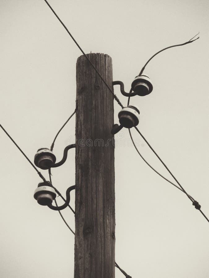 Electric post stock image. Image of silhouette, pylon - 305954853