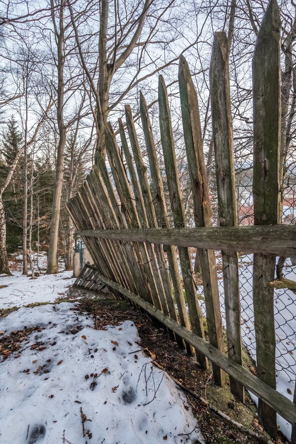Wooden fence in Ireland stock photo. Image of barrier - 92268670