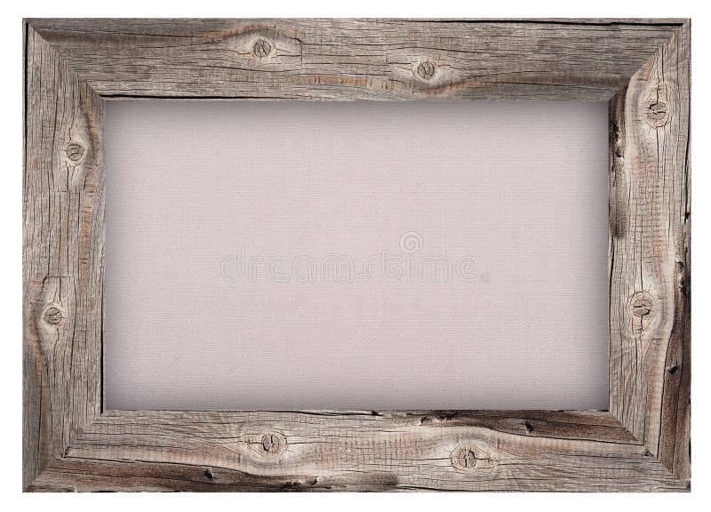 Old wooden frame stock image. Image of white, isolated - 59199761