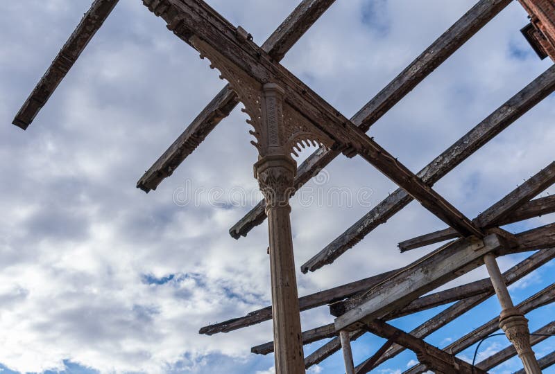 Old Wooden Framework Picture. Image: 9180796