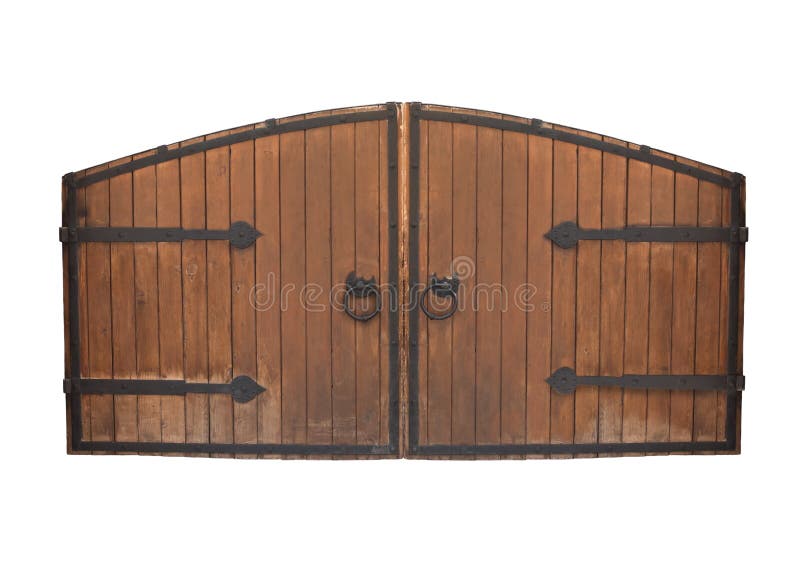 Old wooden gate stock photo. Image of rusty, protection - 67931894