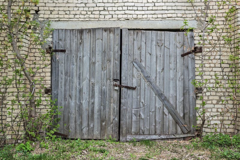 Old wooden gate stock photo. Image of ruin, obsolete - 92969678