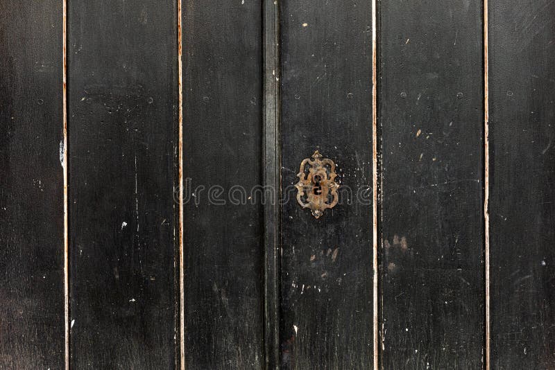 Old Wooden Gate Texture with Metal Details Stock Photo - Image of ...