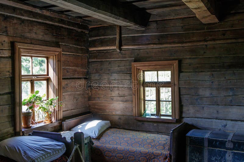 Houses with light windows stock image. Image of interior - 119750087