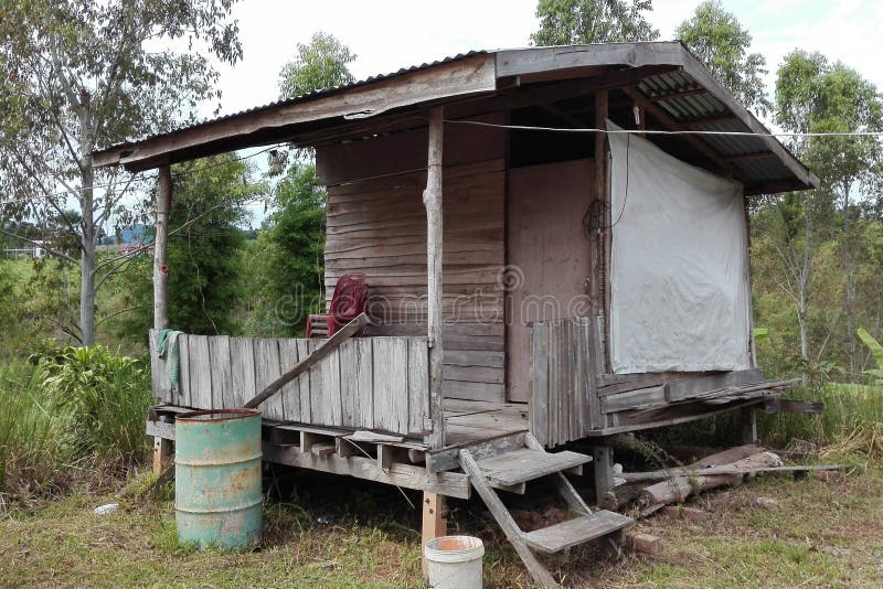 Old wooden hut stock image. Image of door, rustic, front - 97157005