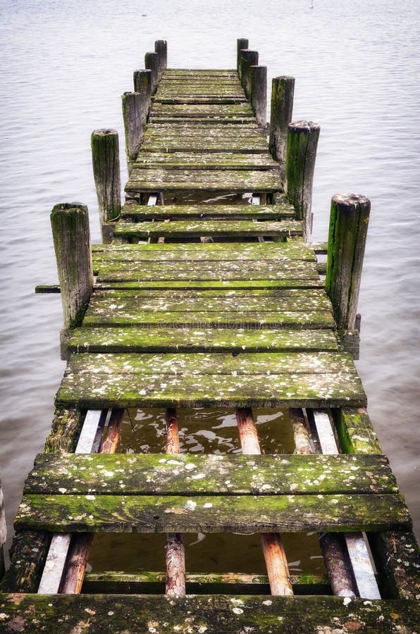 Old wooden jetty stock photo. Image of obsolete, idyllic - 43218238