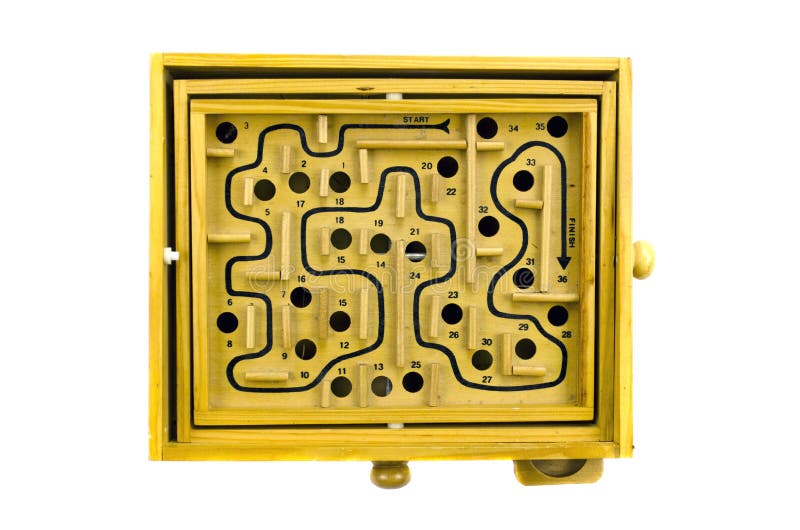 Labyrinth Game stock image. Image of guidance, hindrance - 27177269