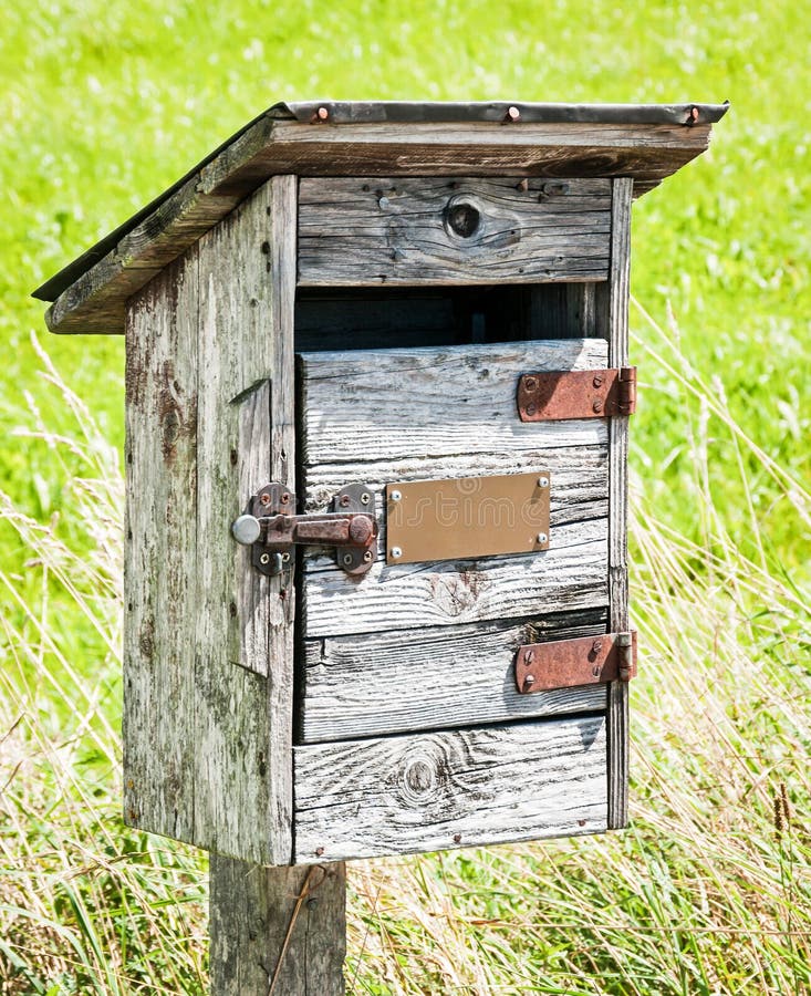 Creative Mailbox Shaped Like a House Stock Photo - Image of arrival ...