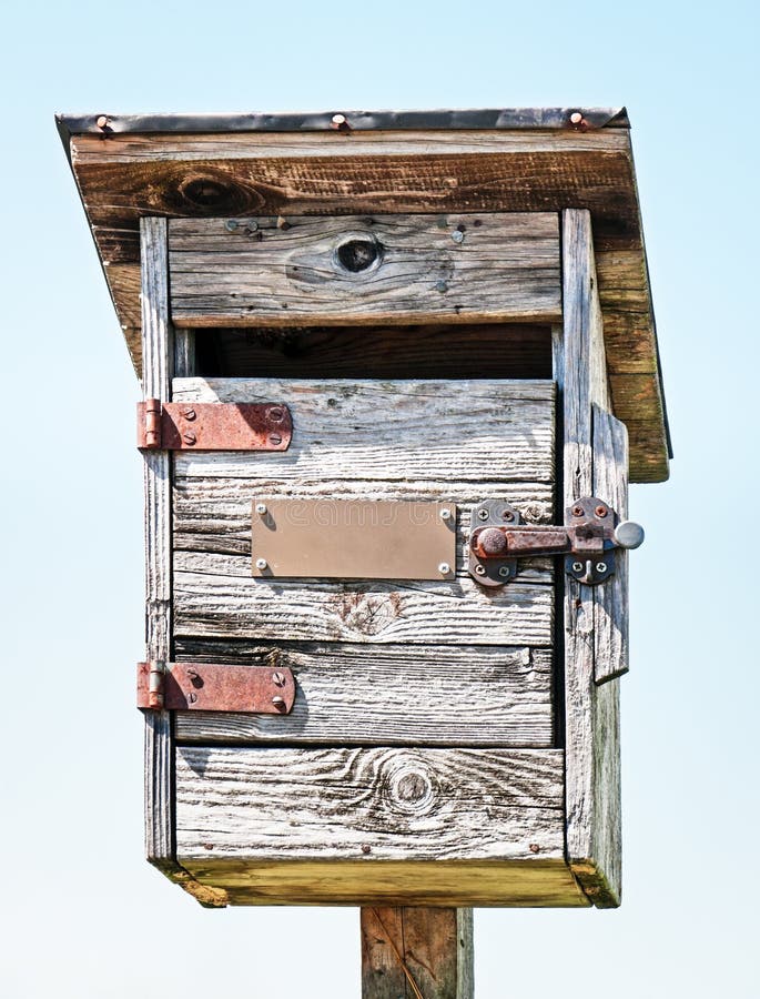 Old wooden letterbox stock photo. Image of wooden, vertical - 29011518