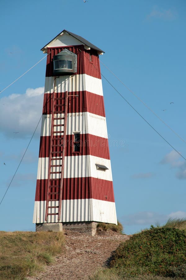 Old wooden lighthouse stock image. Image of house, water - 40855335