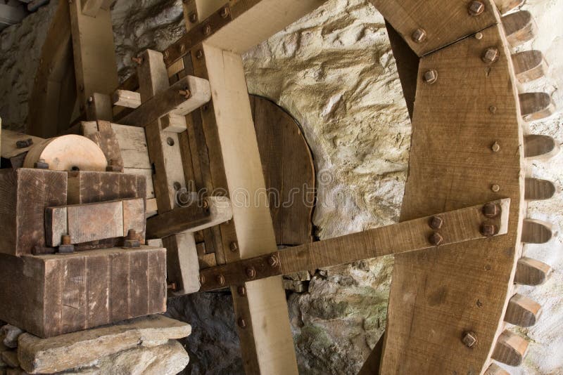 Old wooden machinery stock photo. Image of machinery - 12020060