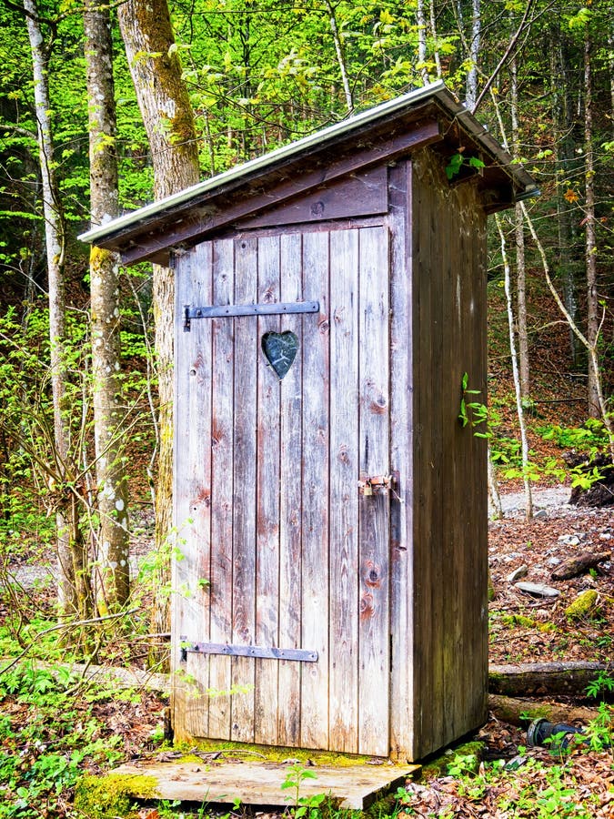 Old wooden outhouse stock image. Image of shack, color - 35249971