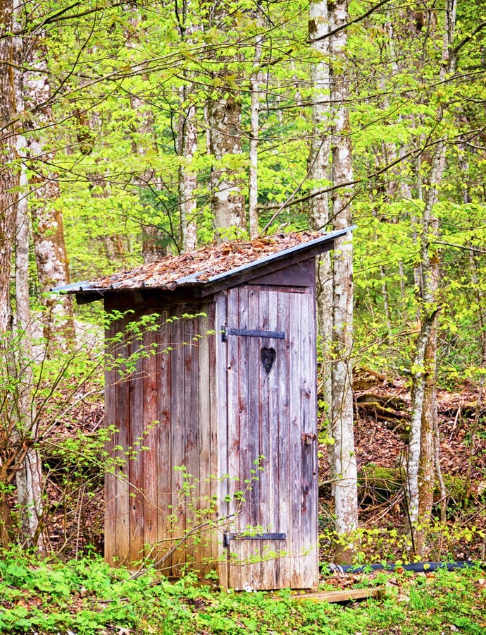 Old wooden outhouse stock image. Image of shack, color - 35249971
