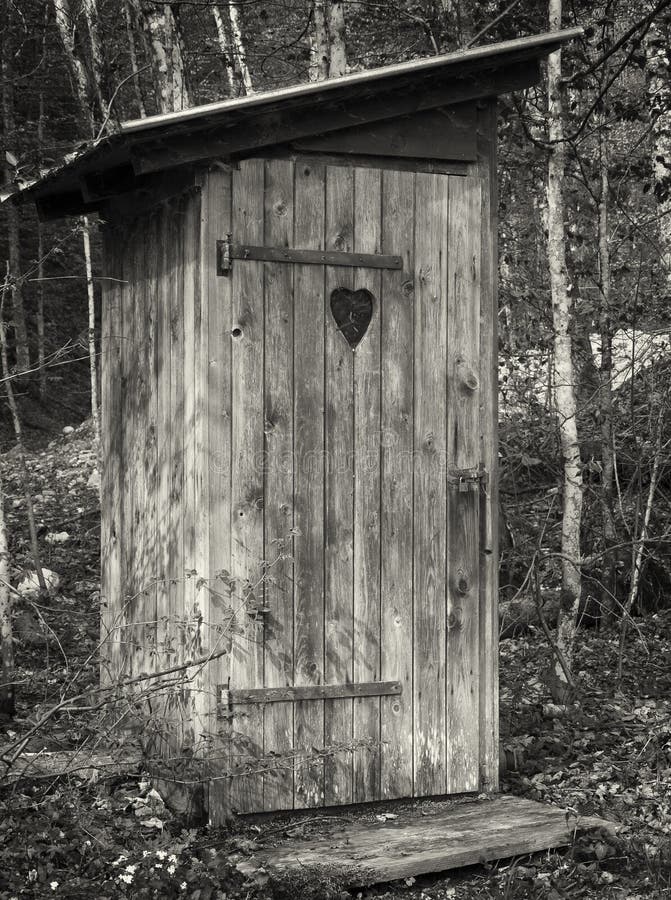 Old wooden outhouse stock photo. Image of closed, antique - 36478486