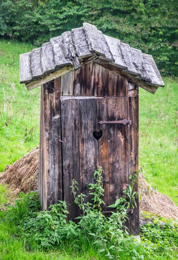 Old wooden outhouse stock image. Image of shack, color - 35249971