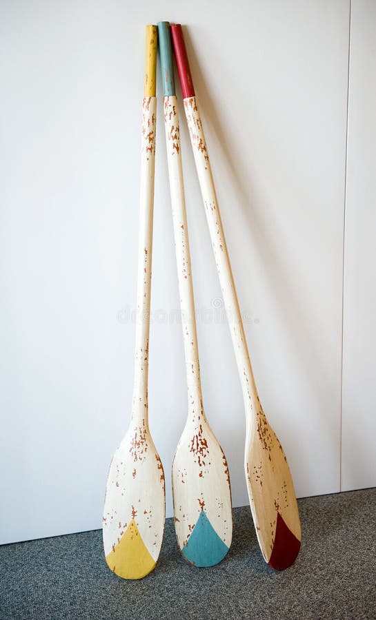 Old wooden paddles stock photo. Image of wooden, isolated - 14587154