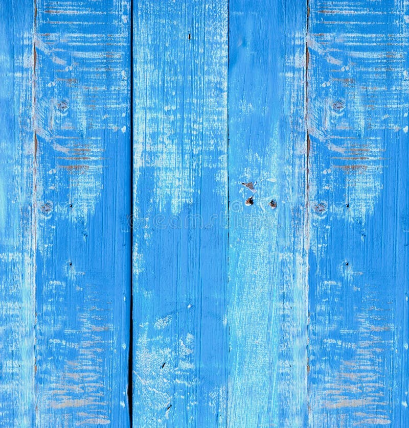 Old Wooden Painted Light Blue Rustic Background, Paint Peeling Stock ...