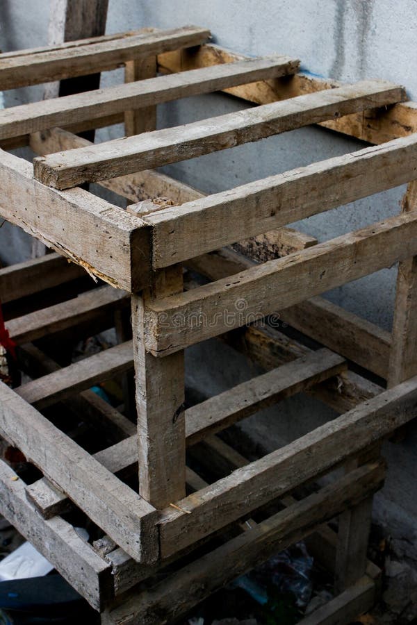 Old wooden pallet texture stock photo. Image of nail - 66002964