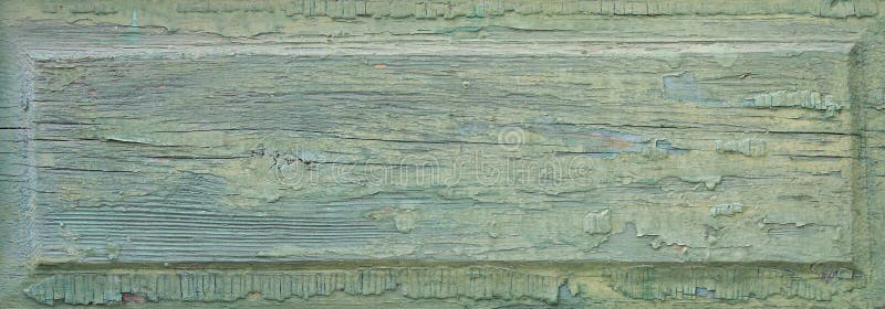 An Old Wooden Panel with Peeling Paint Stock Image - Image of effect ...