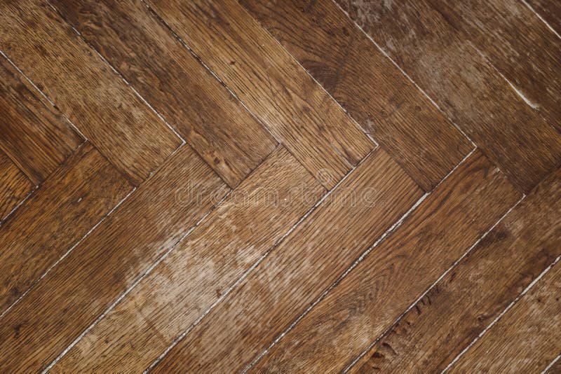Old Wooden Parquet Texture Angular Masonry Brown Flooring Retro Stock ...