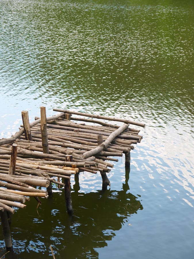 Old wooden pier stock image. Image of outdoor, landscape - 39666157