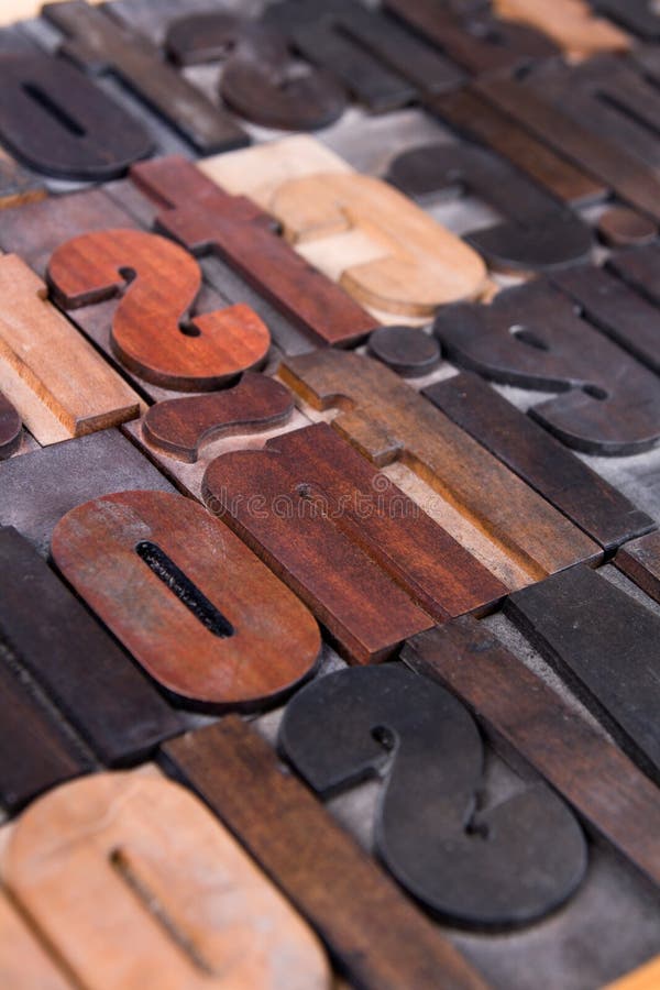 Old printing type stock image. Image of lino, letter - 29942885